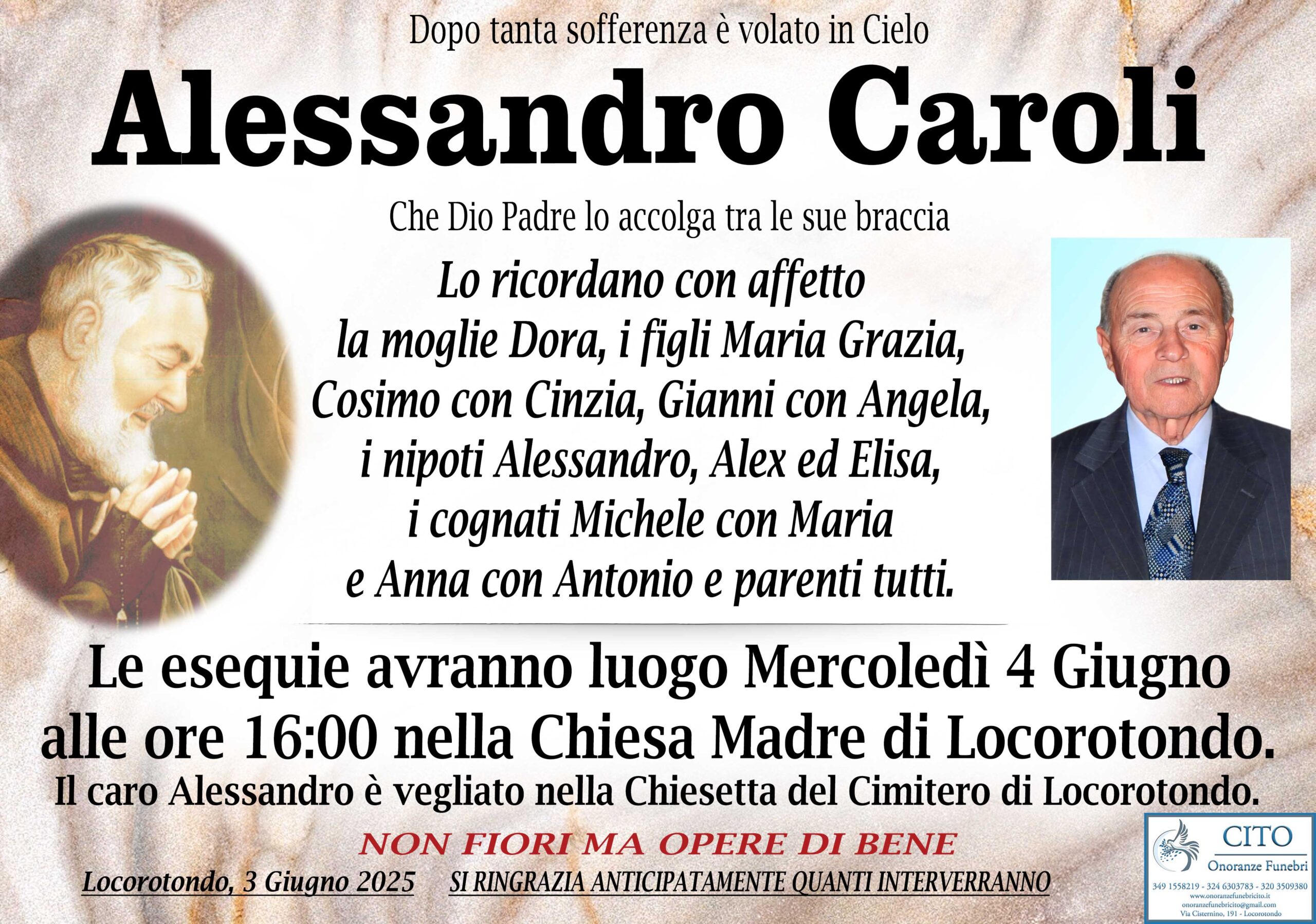 Alessandro Caroli - ONORANZE FUNEBRI CITO